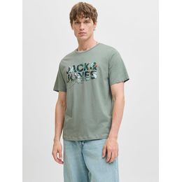 Jack & Jones Jack & Jones Shirt "Jjgeplas" in Gr&uuml;n - 46% | Gr&ouml;&szlig;e L | Herren-plussize