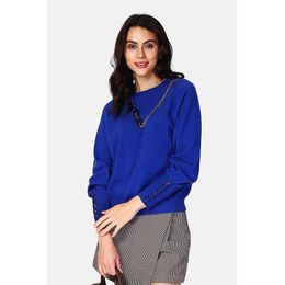 ASSUILI Pullover in Blau - 68% | Gr&ouml;&szlig;e 40 | Damen-pullover-cardigans