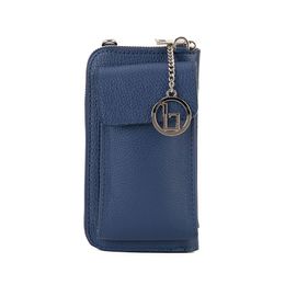 Lia Biassoni Leder-Handytasche "Cerca" in Blau - (B)11 x (H)19 x (T)4 cm - 74% | Damen-handytaschen