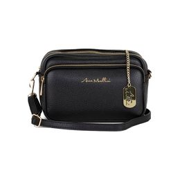 Anna Morellini Leder-Umh&auml;ngetasche "Tabita" in Schwarz - (B)22 x (H)15 x (T)10 cm - 73% | Damen-taschen