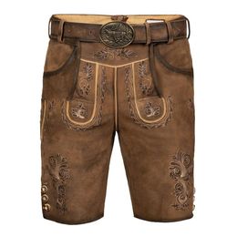 Edelnice Lederhose "Markus" in Braun - 40% | Gr&ouml;&szlig;e 50 | Herren-trachten-lederhosen