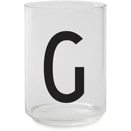 Design Letters Glas in Transparent/ Schwarz - 350 ml - 29% | Gedeckter-tisch