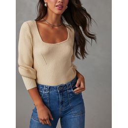 LA Angels Pullover in Beige - 70% | Gr&ouml;&szlig;e M | Damen-pullover-cardigans
