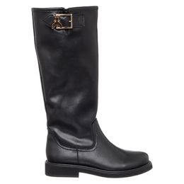 Patrizia Pepe Leder-Stiefel in Schwarz - 51% | Gr&ouml;&szlig;e 36 | Damen-stiefel
