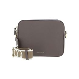Coccinelle Leder-Umh&auml;ngetasche in Taupe - (B)22 x (H)17 cm - 21% | Damen-taschen