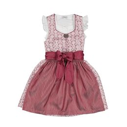 Turi Landhaus Dirndl in Rot/ Wei&szlig; - 59% | Gr&ouml;&szlig;e 128 | Kindertrachtenmode