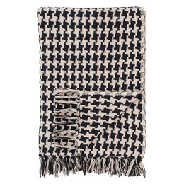House Nordic Plaid in Schwarz/ Beige - (L)180 x (B)130 cm - 31% | Decken