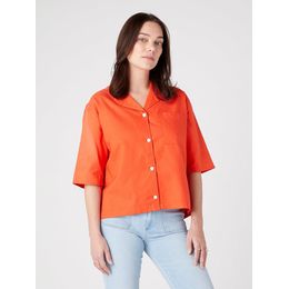 Wrangler Hemd in Orange - 61% | Gr&ouml;&szlig;e XS | Damen-blusen