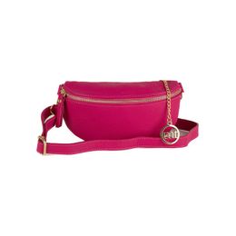 Mia Tomazzi Leder-Brustbeutel "Perugino" in Pink - (B)23 x (H)13 x (T)2 cm - 76% | Damen-koffer-reisegepaeck