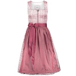 Turi Landhaus Dirndl in Rot/ Wei&szlig; - 56% | Gr&ouml;&szlig;e 40 | Damen-dirndl