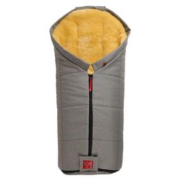 Kaiser Naturfellprodukte Lammfell-Fu&szlig;sack "Iglu" in Hellgrau - (L)93 x (B)45 cm - 35% | Baby-fusssaecke