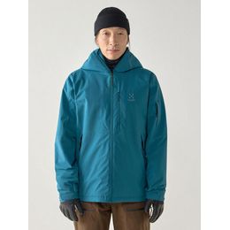 Hagl&ouml;fs Hagl&ouml;fs Ski-/ Snowboardjacke "Gondol Insulated" in Petrol - 46% | Gr&ouml;&szlig;e M | Herren-outdoorjacken