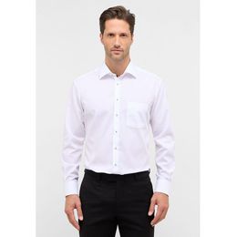 Eterna Hemd - Modern fit - in Wei&szlig; - 51% | Gr&ouml;&szlig;e 46 | Herren-plussize