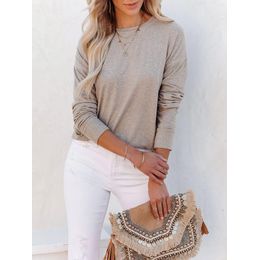 Milan Kiss Sweatshirt in Beige - 58% | Gr&ouml;&szlig;e M | Damen-sweatshirts-jacken