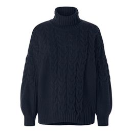 Maerz Muenchen Wollrollkragenpullover in Dunkelblau - 65% | Gr&ouml;&szlig;e 40 | Damen-pullover-cardigans