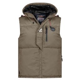 Geographical Norway Winterweste "Vetincelle" in Khaki - 67% | Gr&ouml;&szlig;e XL | Herrenjacken