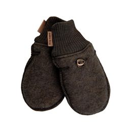 Mikk-line Wollf&auml;ustlinge in Dunkelbraun - 19% | Gr&ouml;&szlig;e 62/68 | Baby-handschuhe