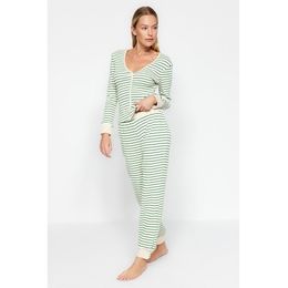 Trendyol Pyjama in Gr&uuml;n - 52% | Gr&ouml;&szlig;e M | Damen-loungewear