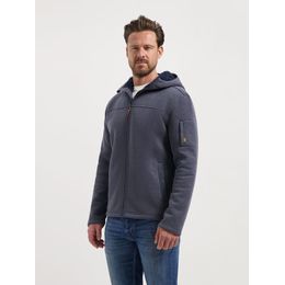 TRAVELIN' Fleecejacke in Dunkelblau - 58% | Gr&ouml;&szlig;e XL | Herren-pullover-sport