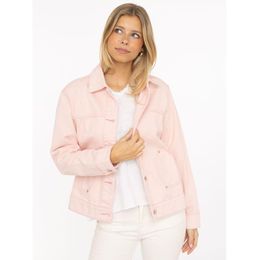 Zwillingsherz Jeansjacke "Herz" in Rosa - 26% | Gr&ouml;&szlig;e L | Damenjacken