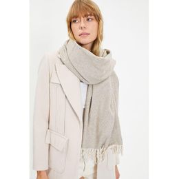 Trendyol Schal in Beige/ Wei&szlig; - (B)62 x (L)200 cm - 13% | Damen-schals-tuecher