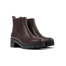 Camper Leder-Ankle-Boots in Braun - 43% | Gr&ouml;&szlig;e 39 | Stiefeletten