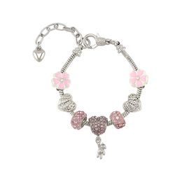 Ulysse Armband "Teddy bear" in Silber/ Rosa - 13% | Schmuck
