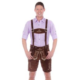Edelnice Lederhose in Braun - 38% | Gr&ouml;&szlig;e 48 | Herren-trachten-lederhosen