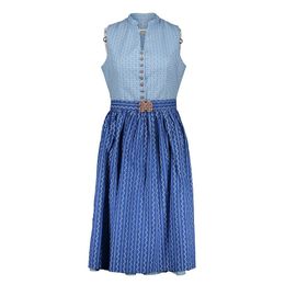 Almsach Dirndl in Hellblau/ Blau - 53% | Gr&ouml;&szlig;e 44 | Damen-dirndl