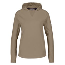 Dolomite Fleecehoodie "Latemar" in Hellbraun - 63% | Gr&ouml;&szlig;e M | Damen-sweatshirts-jacken