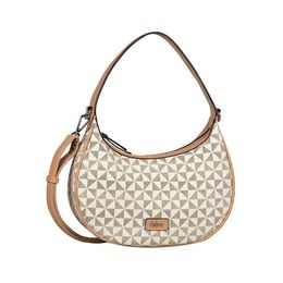 Gabor Bags Schultertasche "Barina" in Creme/ Hellbraun - (B)29 x (H)24 x (T)9,5 cm - 34% | Damen-taschen
