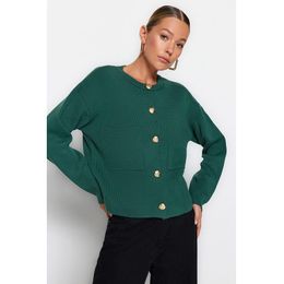 Trendyol Cardigan in Gr&uuml;n - 52% | Gr&ouml;&szlig;e M | Damen-pullover-cardigans