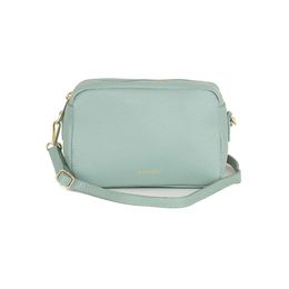 Mia Tomazzi Leder-Umh&auml;ngetasche "Astolfo" in Mint - (B)23 x (H)16 x (T)11 cm - 74% | Damen-taschen