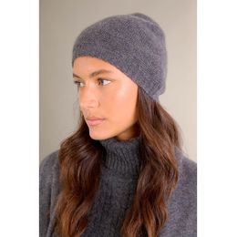 Perfect Cashmere Kaschmir-M&uuml;tze "Laoise" in Anthrazit - 38% | Damen-muetzen-caps