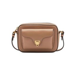 Coccinelle Leder-Umh&auml;ngetasche in Beige - (B)18 x (H)12 x (T)6 cm - 27% | Damen-taschen