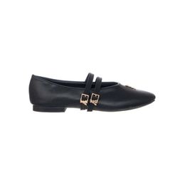 Patrizia Pepe Leder-Spangenballerinas in Schwarz - 60% | Gr&ouml;&szlig;e 39 | Damen-ballerinas