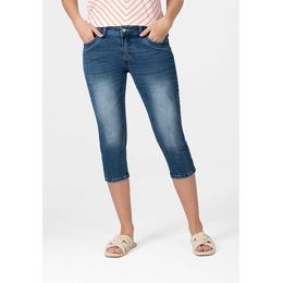 Timezone Jeans-Caprihose "Tali" in Blau - 62% | Gr&ouml;&szlig;e W29 | Damenhosen