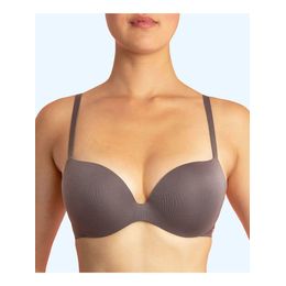 ROYAL LOUNGE B&uuml;gelloser BH "Royal Miracle" in Anthrazit - 70% | Gr&ouml;&szlig;e 85C | Damen-bhs
