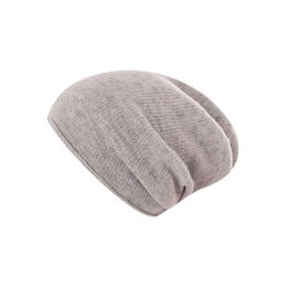Zwillingsherz Kaschmir-Beanie in Hellgrau - 36% | Damen-muetzen-caps