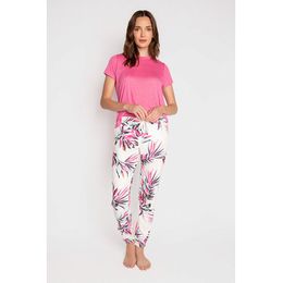 PJ Salvage Pyjama-Hose in Wei&szlig; - 64% | Gr&ouml;&szlig;e M | Damen-loungewear
