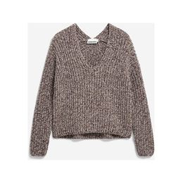 armedangels Wollpullover "Tianaa" in Braun/ Beige - 63% | Gr&ouml;&szlig;e L | Damen-pullover-cardigans
