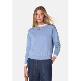 Rodier Pullover in Hellblau - 67% | Gr&ouml;&szlig;e S | Damen-pullover-cardigans