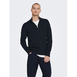 Only & Sons ONLY & SONS Pullover "Phil" in Schwarz - 46% | Gr&ouml;&szlig;e XL | Herren-plussize