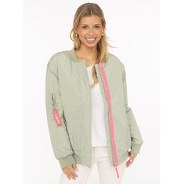Zwillingsherz Blouson "Happy" in Hellgr&uuml;n/ Pink - 33% | Gr&ouml;&szlig;e M | Damenjacken