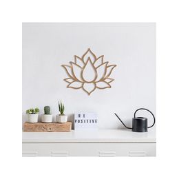 ABERTO DESIGN Wanddekor "Lotus Flower 1" - (B)43 x (H)50 cm - 34% | Wanddekoration