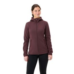 Vaude Damen Vaude Fleecejacke &raquo;WOMEN'S IDRIS FLEECE HOODY&laquo; 1 Stk. tlg. mit Rei&szlig;verschluss, aus Polyester, leichtes Futter braun 44