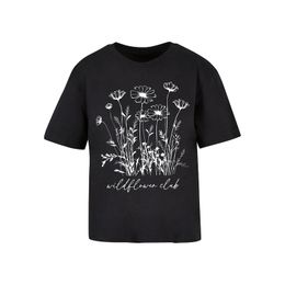 Cloud 5ive Damen CLOUD 5IVE T-Shirt &raquo;CLOUD 5IVE Ladies 77 Wildflower Black Tee&laquo; 1 Stk. XXL