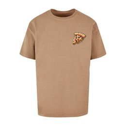 Merchcode Herren T-Shirt &raquo; Herren Pizza Comic Acid Washed Oversized Tee&laquo; 1 Stk. M