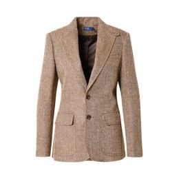 Polo Ralph Lauren Blazer 'HERTIAGE' Damen Gr&ouml;&szlig;e 36 ecru / dunkelbraun