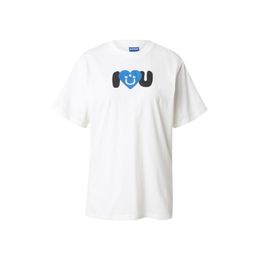 Hugo T-Shirt Damen Gr&ouml;&szlig;e XL hellblau / schwarz / wei&szlig;